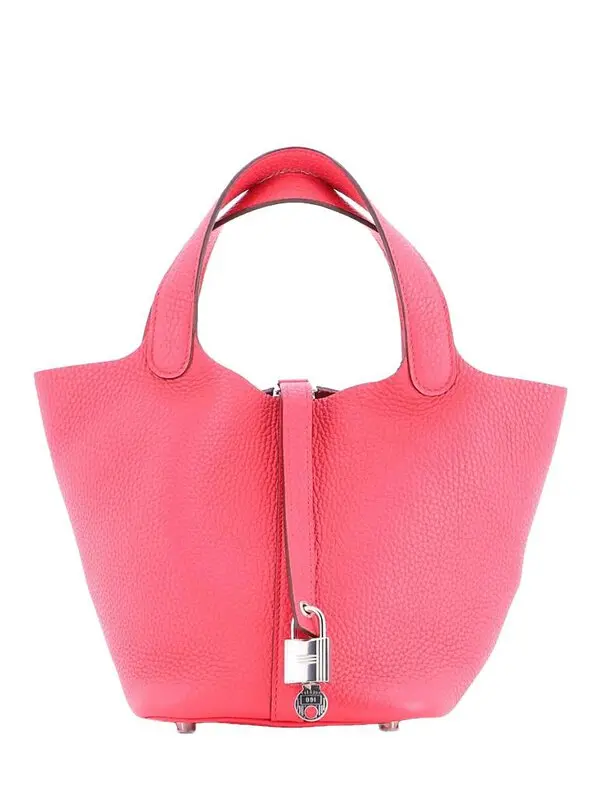 HERMES Picotin Lock Bag Clemence - Pink