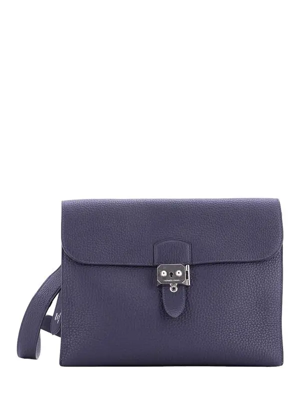 Hermès 29 Sac A Depeches Messenger Bag Togo - Blue