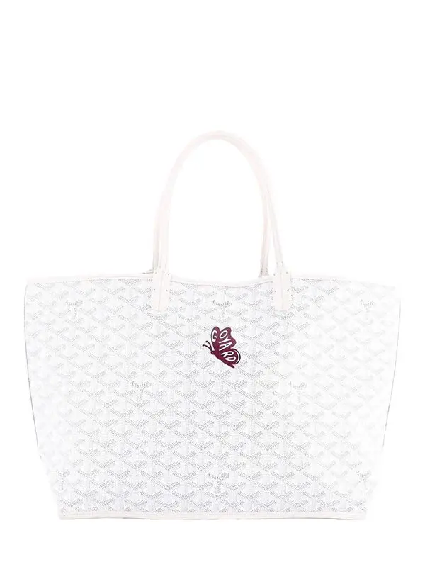 GOYARD Pm Anjou Reversible Tote - White
