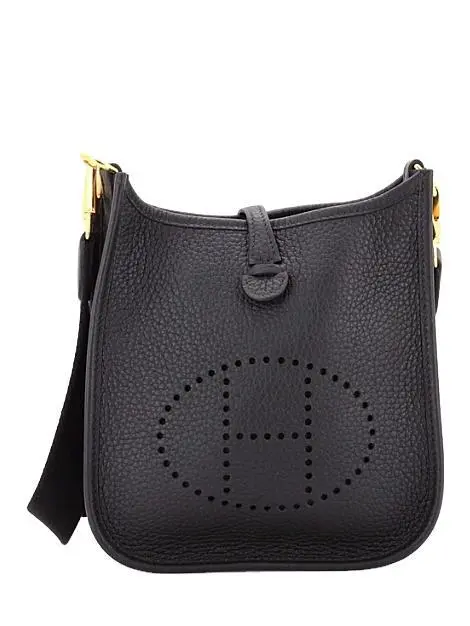 HERMES Tpm Evelyne Bag Gen Iii Clemence - Black