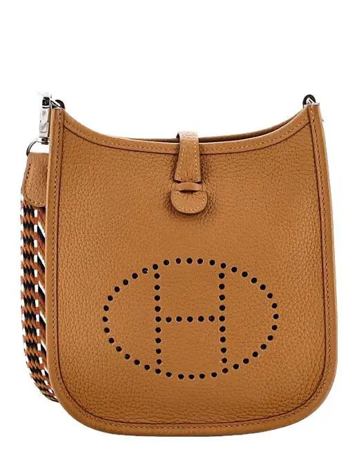 HERMES Tpm Evelyne Bag Gen Iii Clemence - Brown