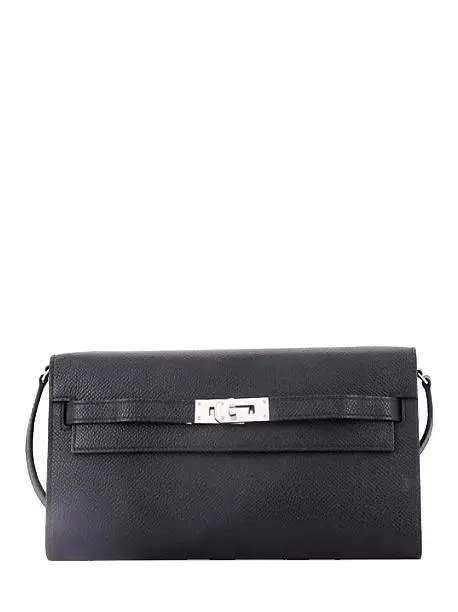 HERMES Kelly To Go Wallet - Black