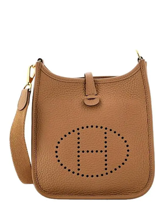 HERMES Tpm Evelyne Bag Gen Iii Clemence - Brown