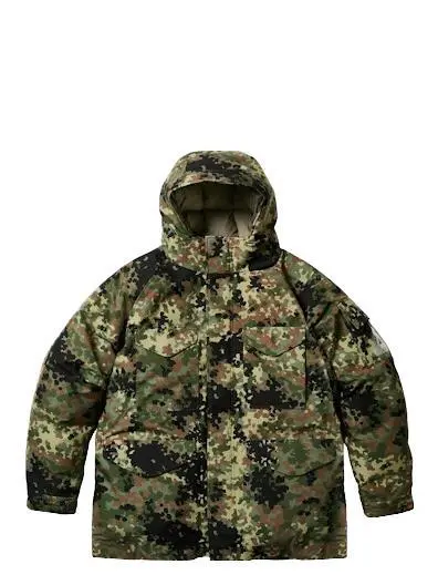 PALACE Gore-tex Windstopper Down Parka - Flecktarn Woodland Camo