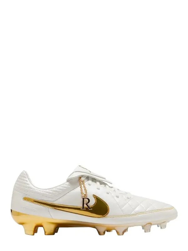 Nike Tiempo Legend Fg Se Ronaldinho - Metallic Summit White/metallic Gold Coin
