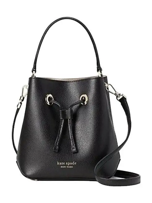Kate Spade New York Eva Small Bucket Bag - Black