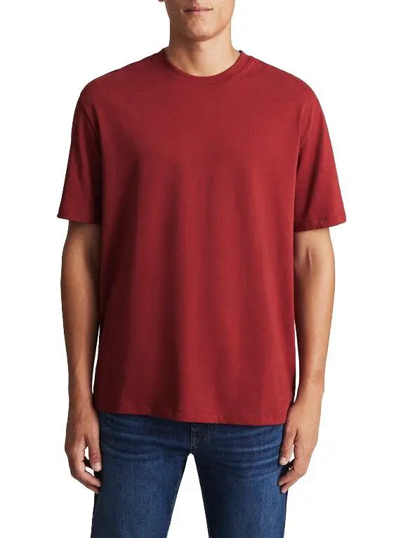MAVI Cotton Crewneck T-shirt - Winery