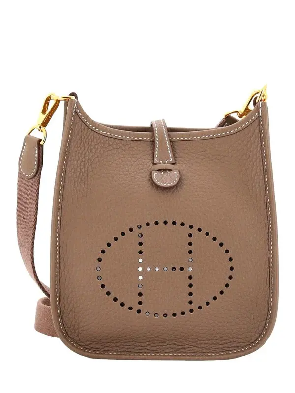 HERMES Evelyne Bag Gen Iii Clemence Tpm - Etoupe