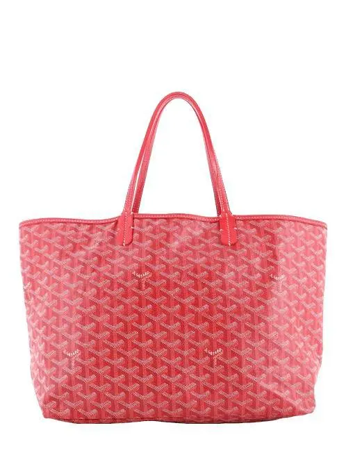 Goyard Saint Louis Tote Coated Canvas Pm - Red