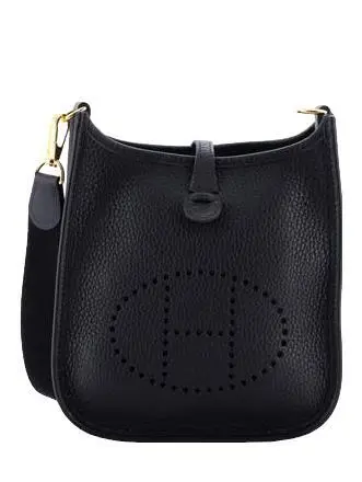 Hermès Evelyne Bag Gen Iii Clemence Tpm - Black