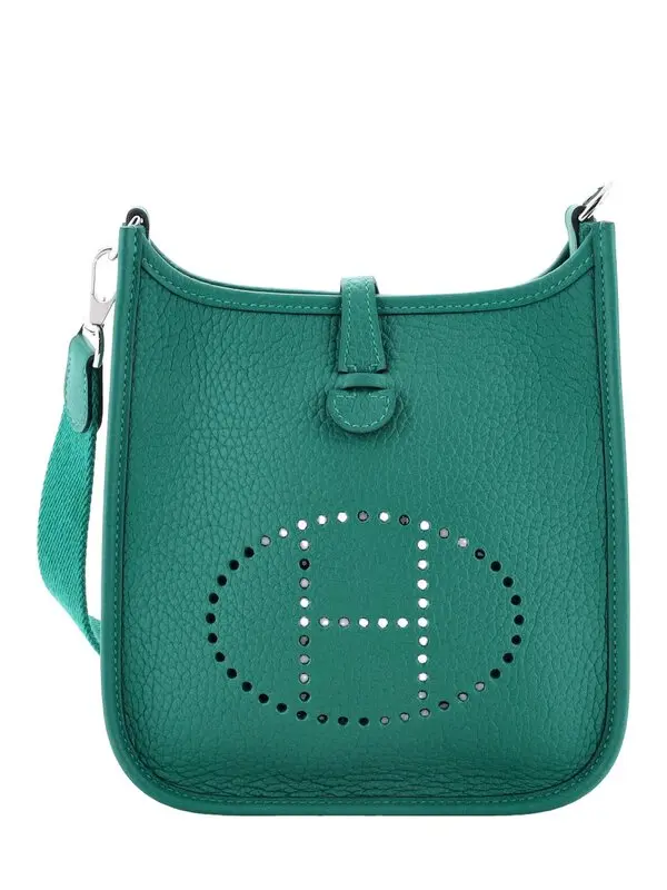 HERMES Evelyne Bag Gen Iii Clemence Tpm - Vert Vertigo