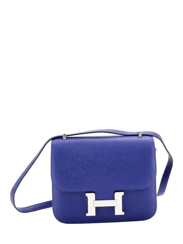 Hermès Constance 18 Bag Chevre Mysore - Bleu Electrique