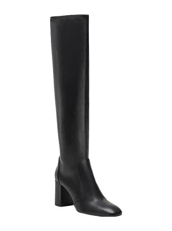 STUART WEITZMAN Lucie Knee High Block Heel Boots - Black