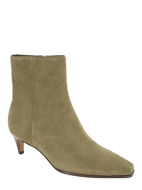 Splendid Side Zip Ankle Bootie - Olive