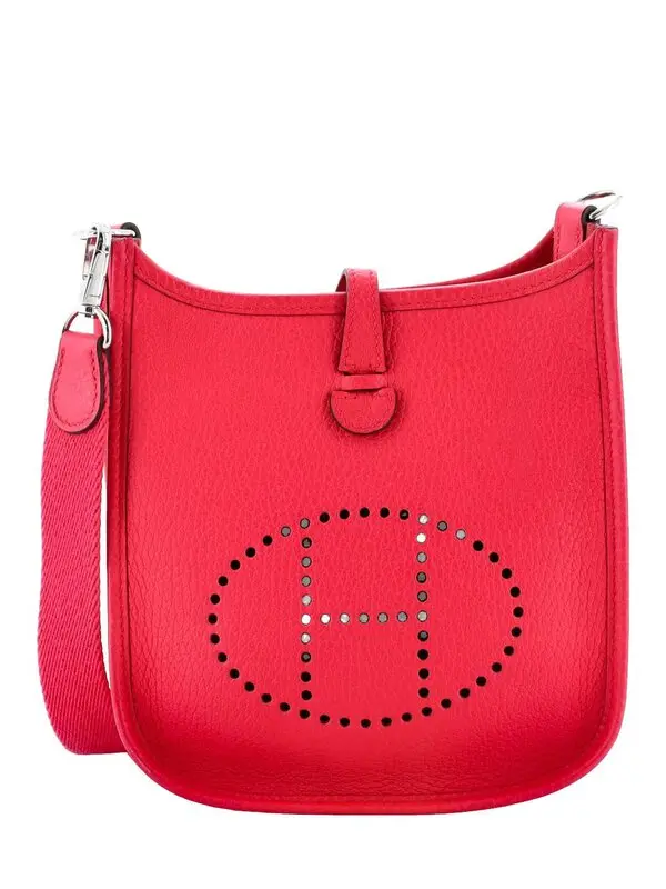 HERMES Evelyne Bag Gen Iii Clemence Tpm - Rose Extreme