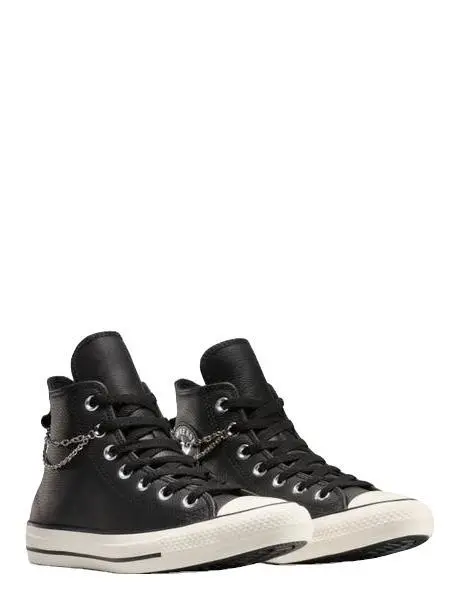 CONVERSE Chuck Taylor® All Star® Chains High-top Sneaker - Black/silver/egret