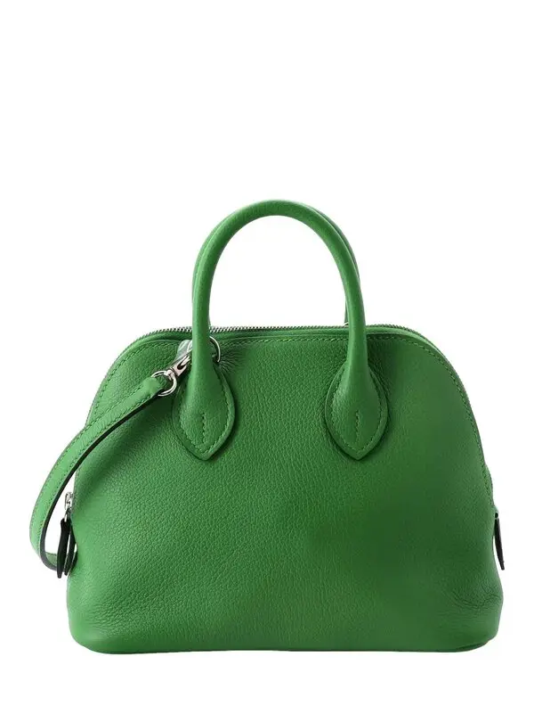 HERMES Bolide 1923 Bag Verso Evercolor Mini - Vert Yucca/vert Criquet