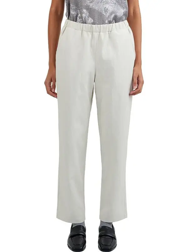 Bella Dahl Faux Leather Pull-on Pants - Winter White