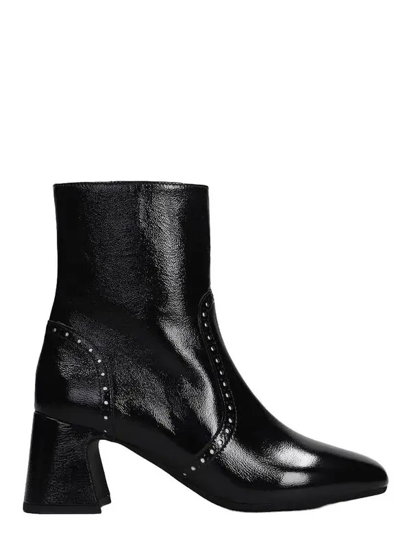 EVALUNA High Heel Ankle Boots - Black