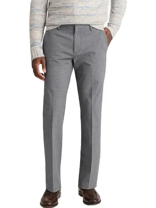 Bonobos Weekday Warrior Stretch Cotton Dress Pants - Monday Grey Check Heather