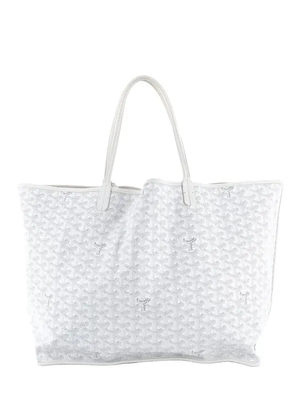 GOYARD Anjou Reversible Tote Coated Canvas Gm - White