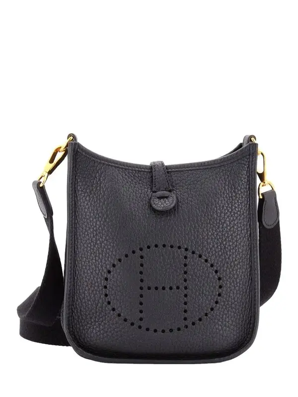 HERMES Evelyne Bag Gen Iii Clemence Tpm - Noir