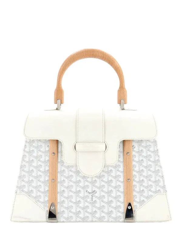 GOYARD Saigon Top Handle Mm - White