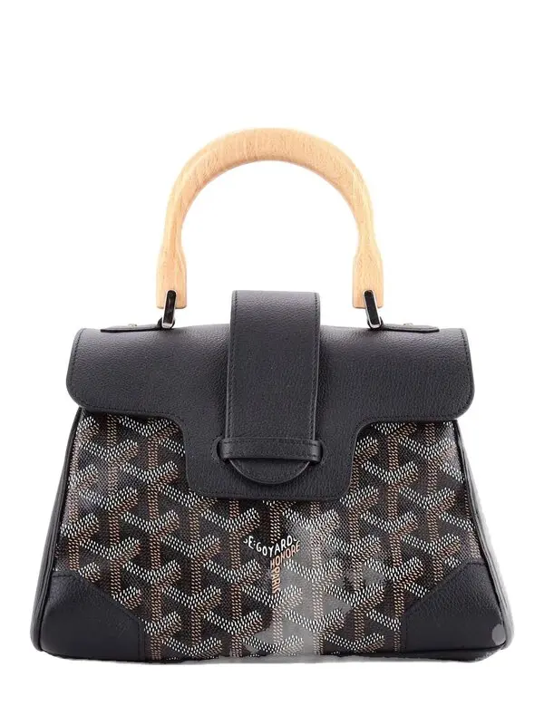 GOYARD Saigon Top Handle Mini Bag - Black