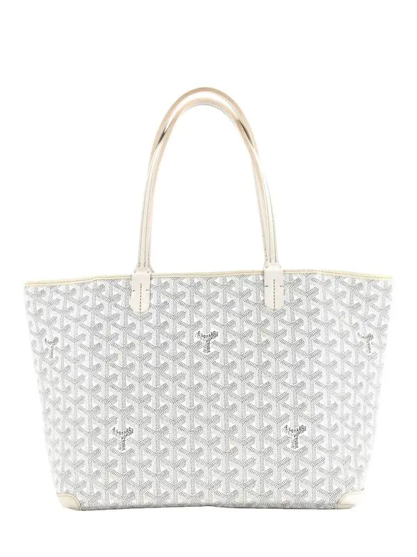 GOYARD Artois Tote Coated Canvas Mm - White