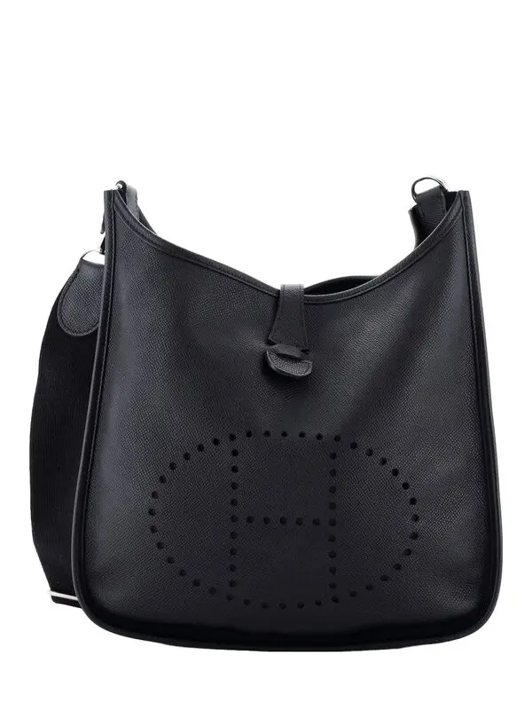 HERMES Evelyne Bag Gen Iii Epsom Pm - Noir
