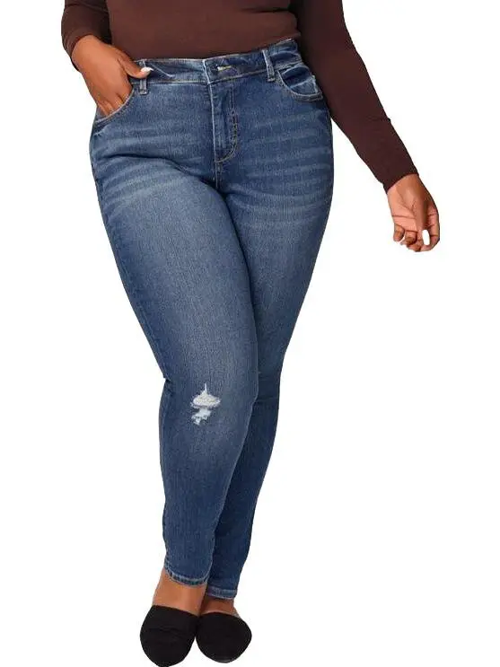 SLINK JEANS High-rise Skinny Jeans - Lydia
