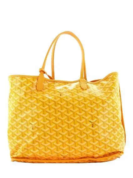 GOYARD Anjou Reversible Tote Coated Canvas Pm - Yellow