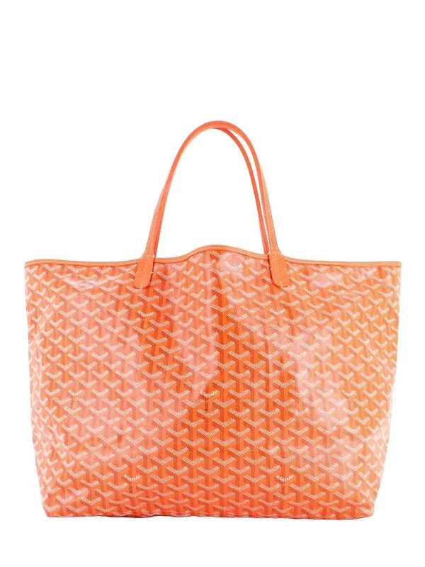 GOYARD Saint Louis Gm Tote Coated Canvas - Orange