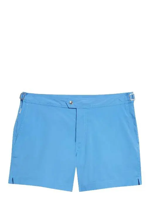TOM FORD Poplin Swim Trunks - Azure Blue