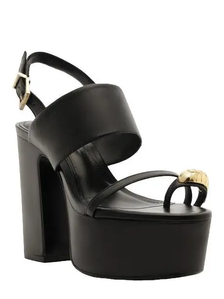 Schutz Mandy Slingback Platform Sandal - Black