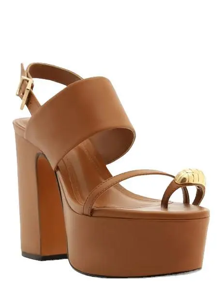 Schutz Mandy Slingback Platform Sandal - Miele