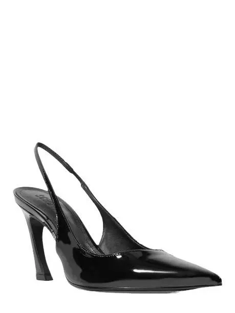 Schutz Lexi Pointed Toe Slingback Pumps - Black