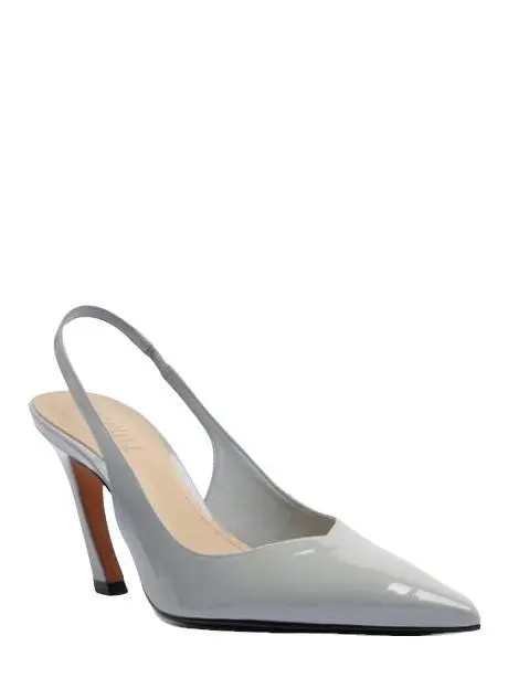 Schutz Lexi Pointed Toe Slingback Pumps - Light Azure