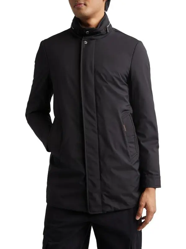 MOORER Bracci Waterproof Down Overcoat - Nero
