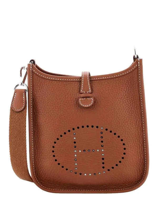 HERMES Evelyne Bag Gen Iii Clemence Tpm - Gold