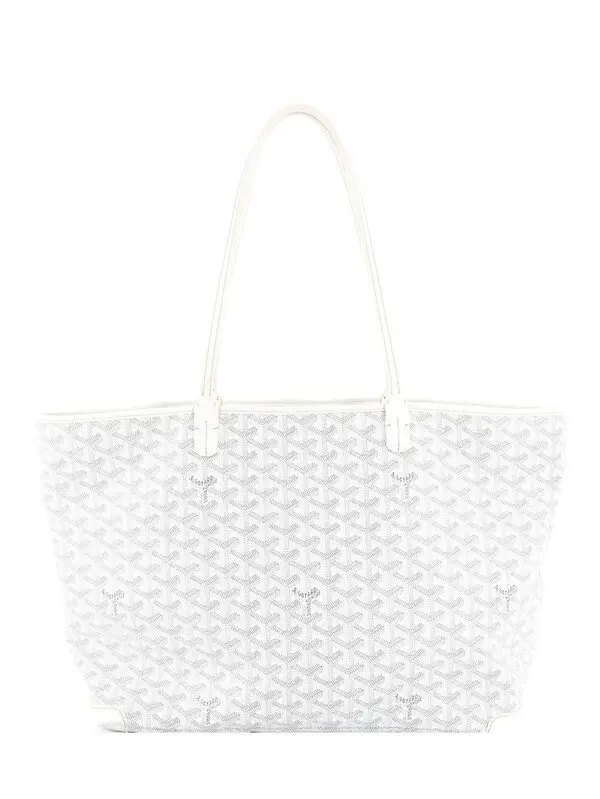 GOYARD Artois Tote Coated Canvas Gm - White
