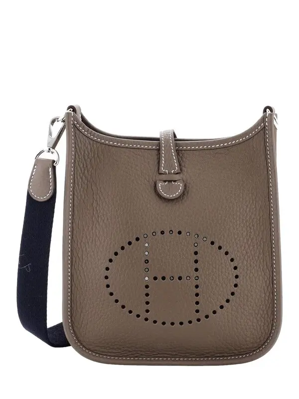 HERMES Evelyne Bag Gen Iii Clemence Tpm - Etoupe