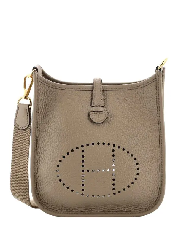 HERMES Evelyne Bag Gen Iii Clemence Tpm - Beige Marfa