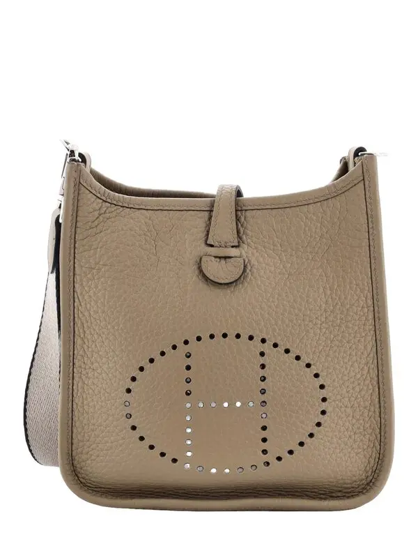 HERMES Evelyne Bag Gen Iii Clemence Tpm - Beige Marfa