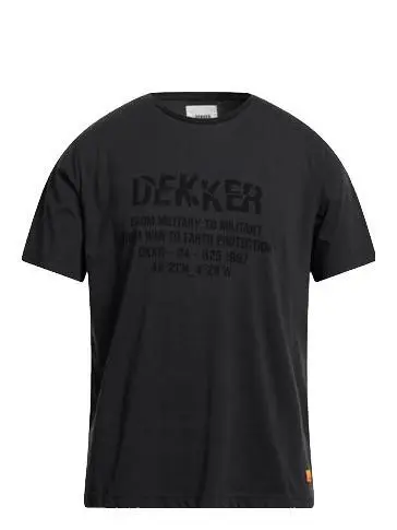 DEKKER T-shirt Charcoal Size Cotton - Grey