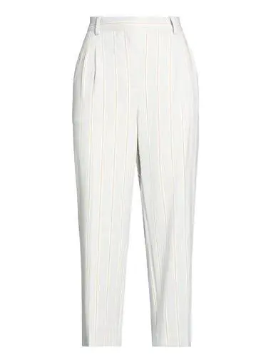 CIRCOLO 1901 Tapered Striped Pants - Ivory