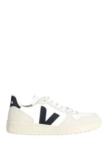 VEJA V-10 Leather Sneakers - White