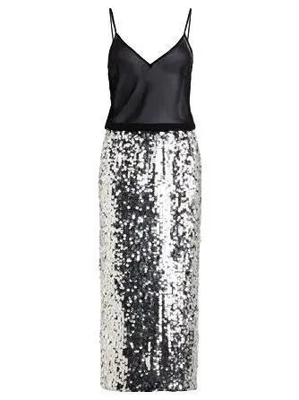 Pinko Sequin Embellished Two-piece Set - Silver