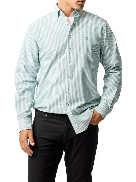 Rodd & Gunn Oxford Stripe Button-down Shirt - Lawn