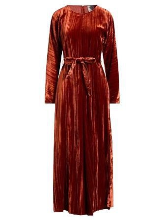 FORTE_FORTE Maxi Dress In Viscose And Polyamide - Red